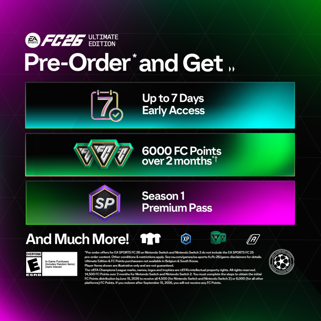 FC 26, tutto quello che sappiamo: Data di uscita, bonus pre-order ...